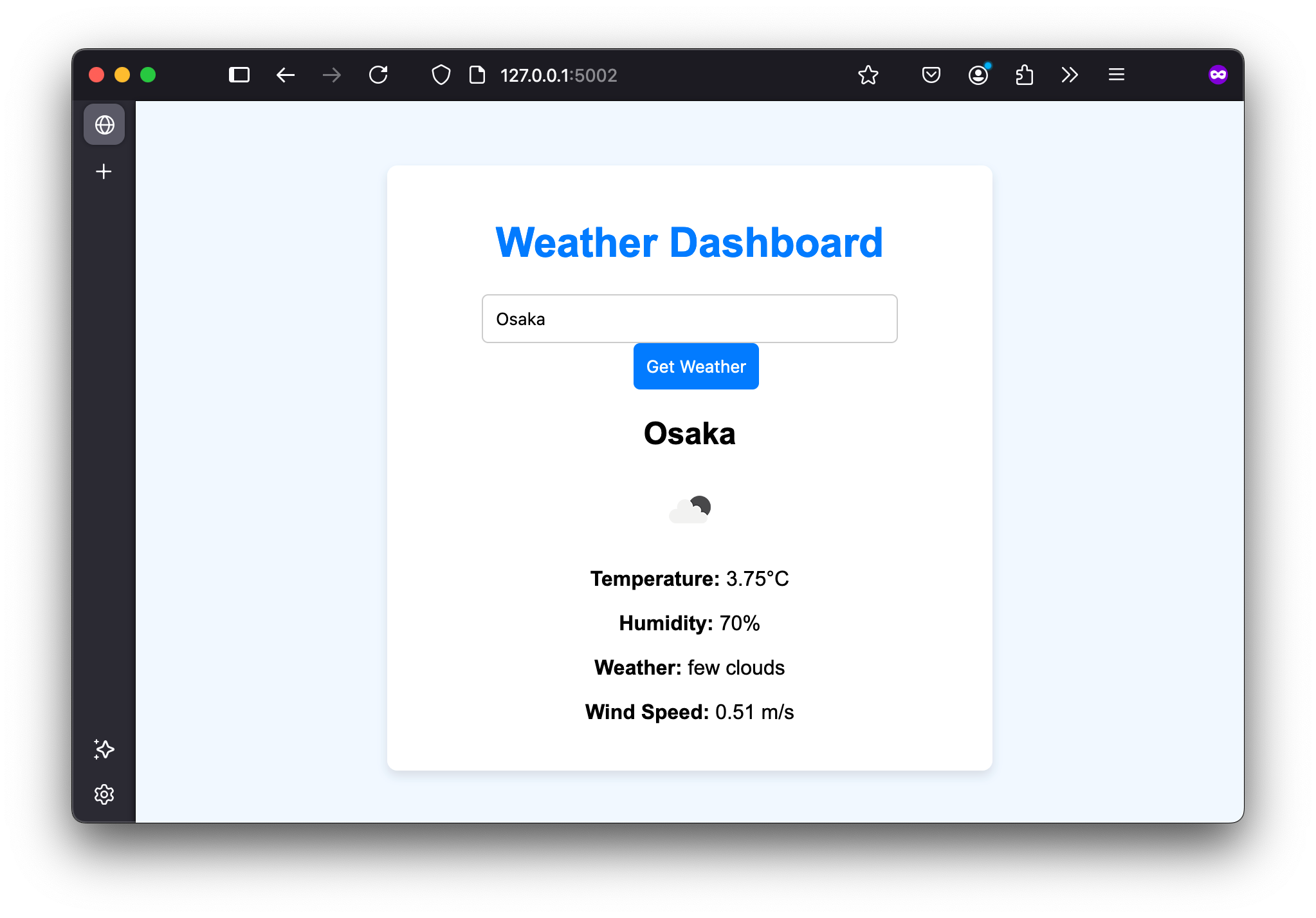 Weather Dashboard with OpenWeather API & Flask – SupremeOverLord – My ...